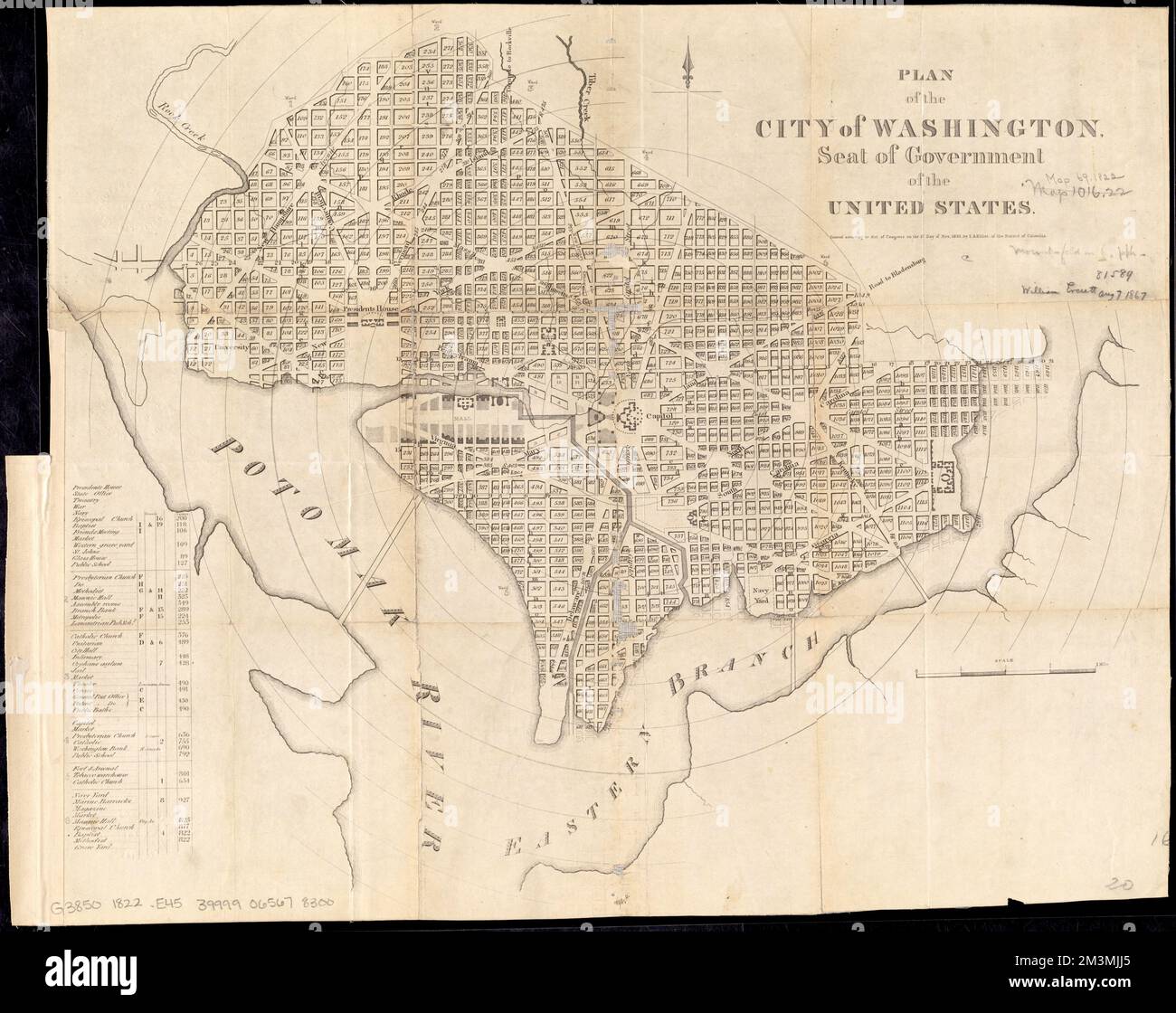 Plan of the city of Washington, seat of government of the United States ...