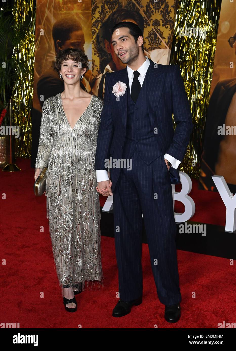 Los Angeles, USA. 15th Dec, 2022. Diego Calva & Luciana Moreno Mora at ...