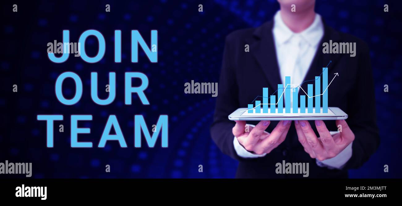 Writing displaying text Join Our Team. Business idea Allied Associate ...