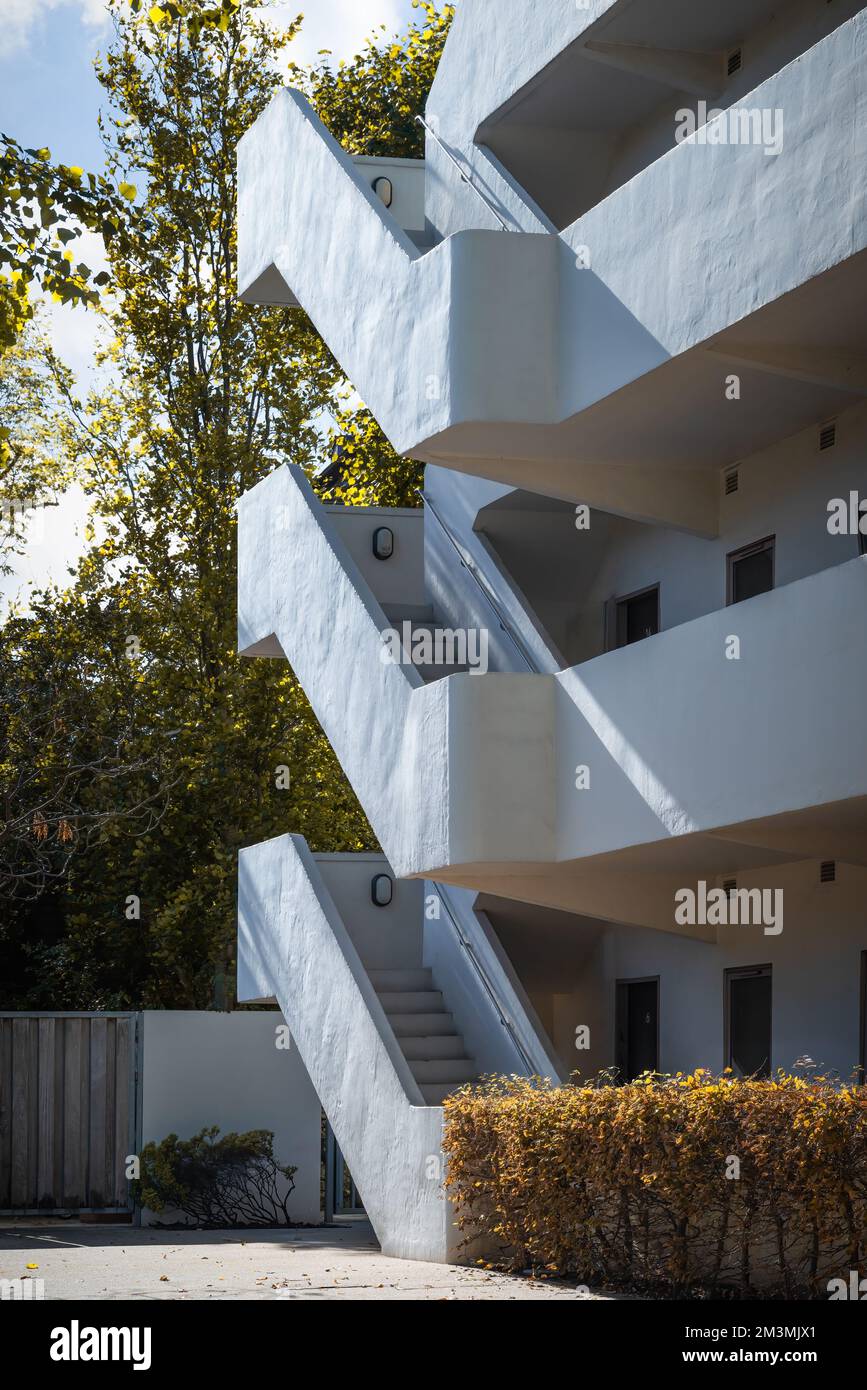 London, England, UK - Isokon apartment building by Wells Coates ...