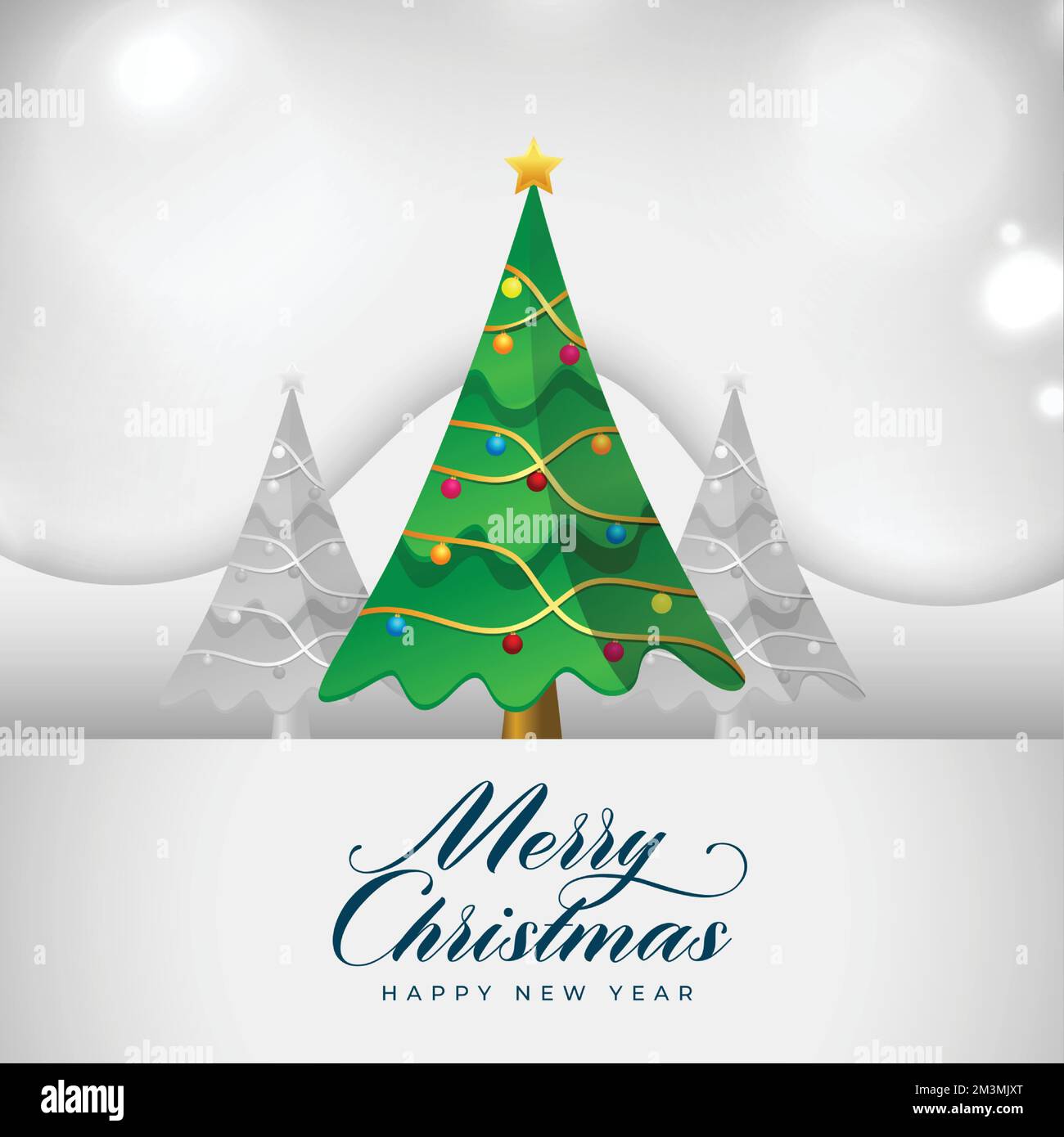 Silver grey tree Stock Vector Images - Alamy