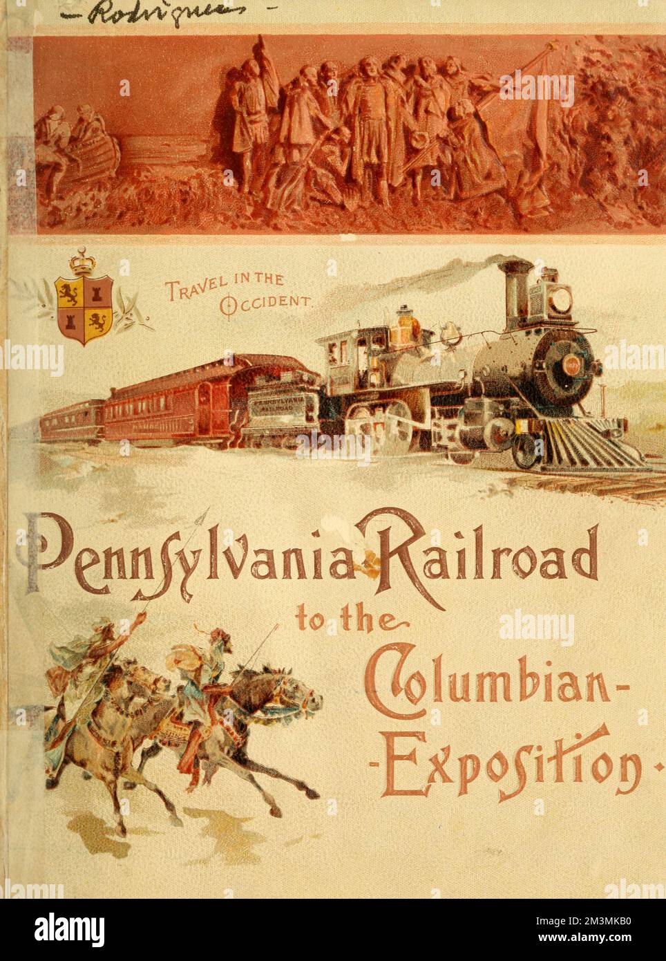 Pennsylvania railroad to the Columbian exposition (1893) - vintage ...
