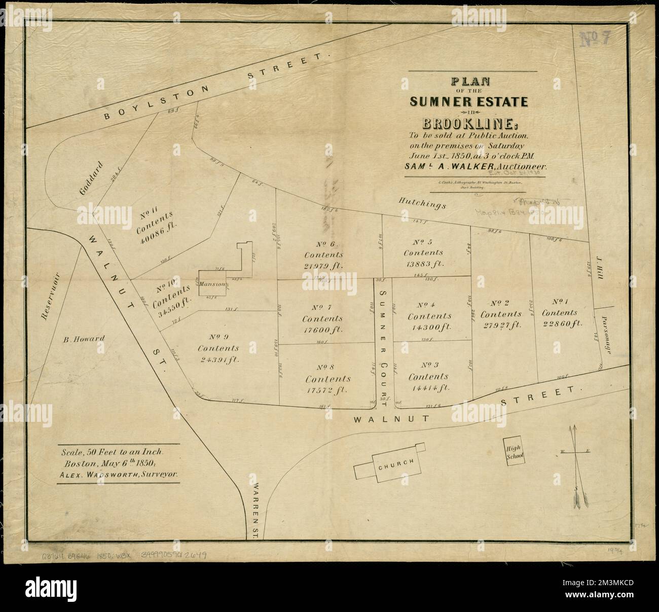 Map of sumner hi-res stock photography and images - Alamy