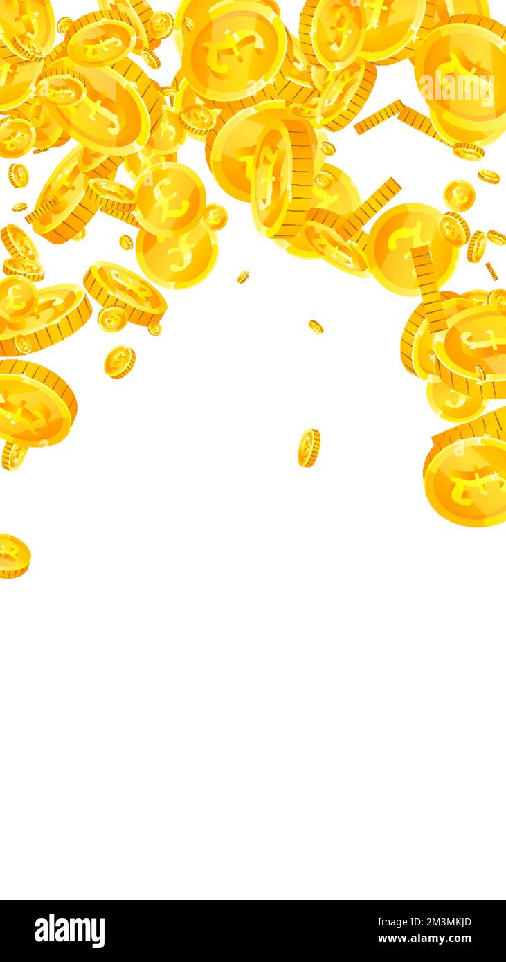 Gbp 3d gold coins Stock Vector Images - Alamy