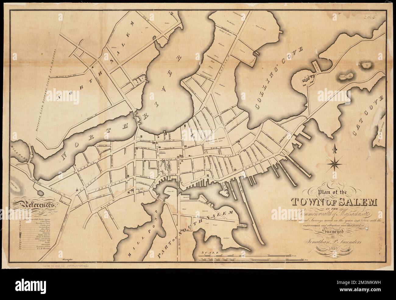 Plan of the town of Salem in the commonwealth of Massachusetts : from ...
