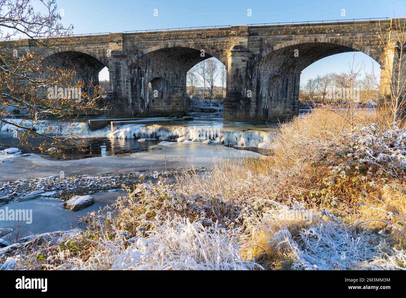 Winter at Alston Arches, Haltwhistle, Northumberland Stock Photo - Alamy