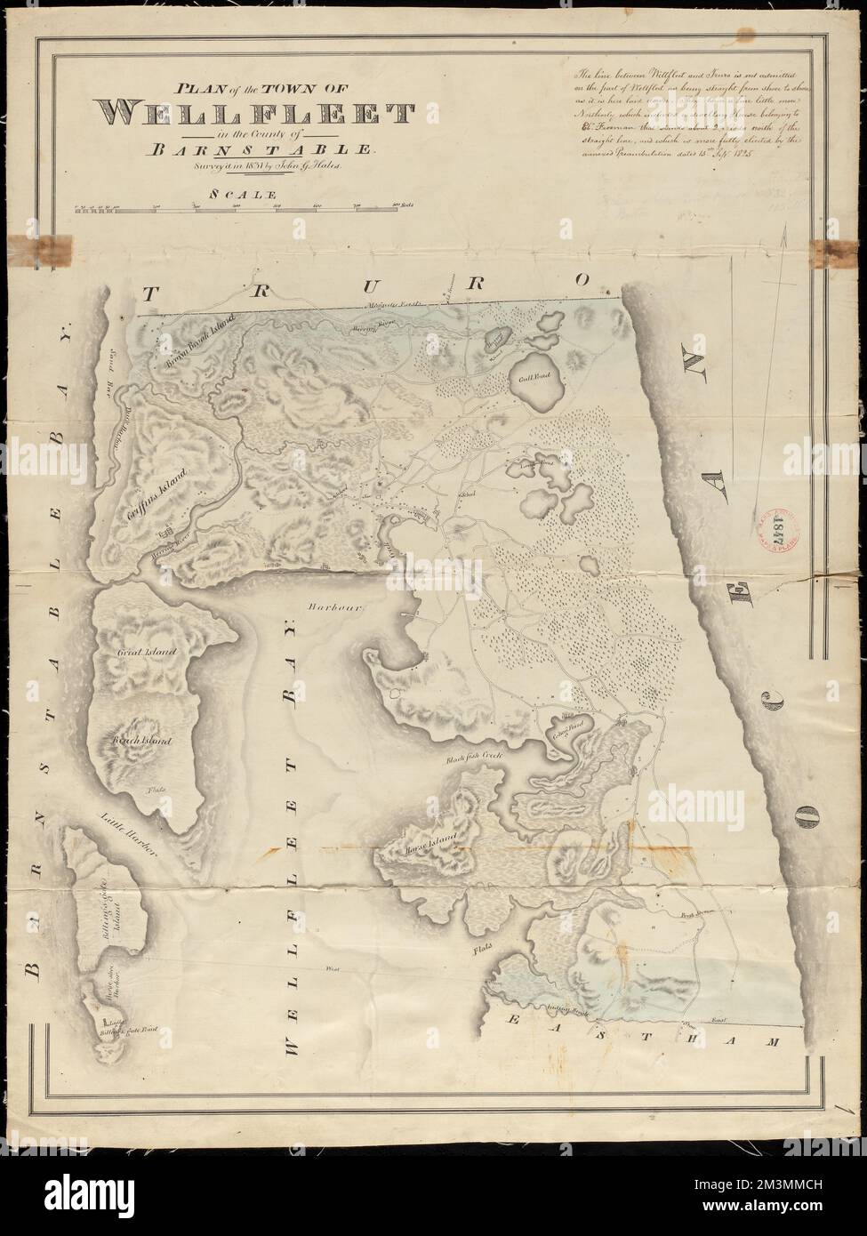 Map of wellfleet hi-res stock photography and images - Alamy