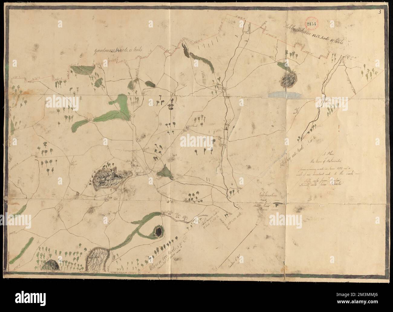 Plan of Westminster, surveyor's name not given, dated June 1831 ...