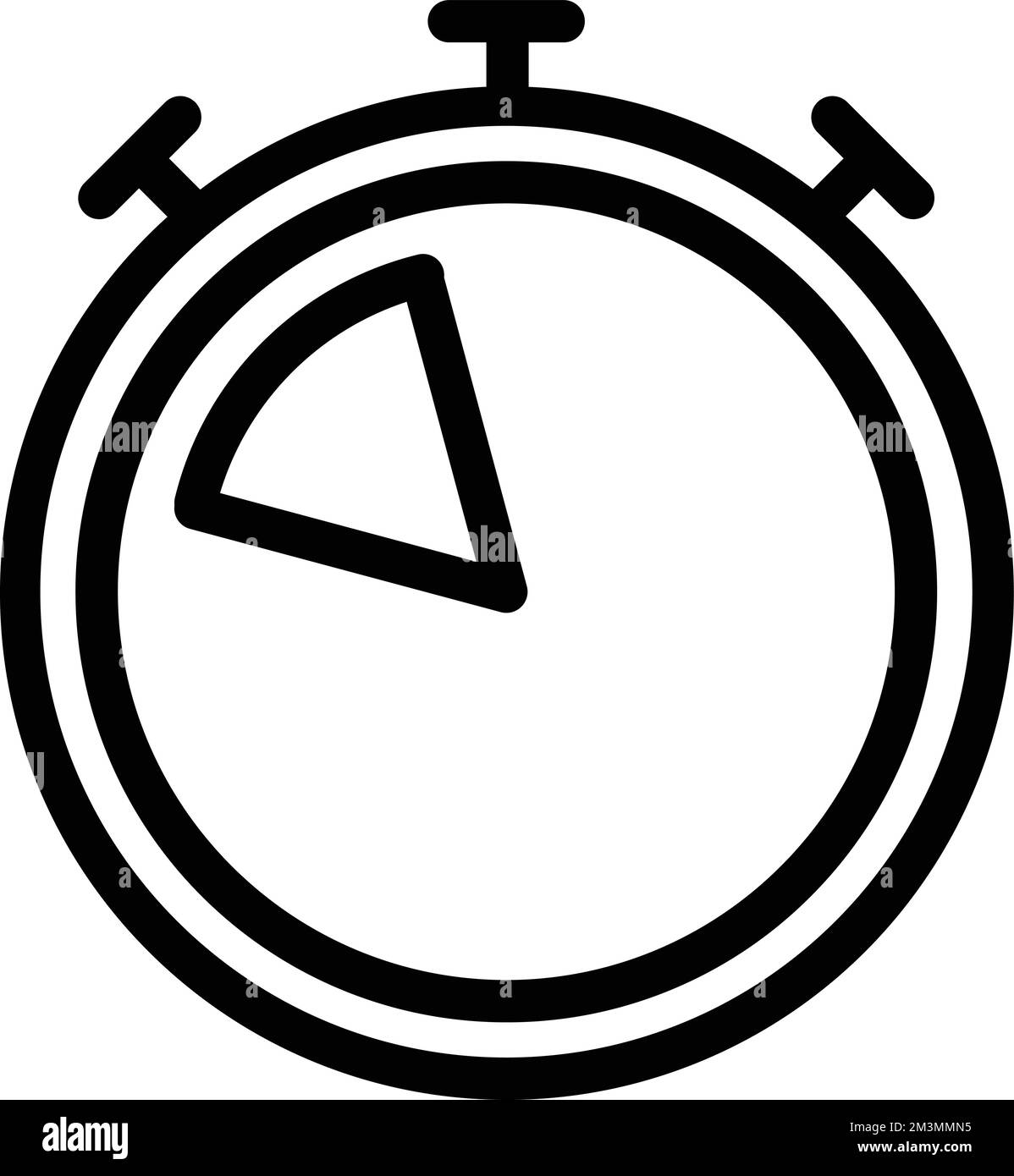 Timer Vector Illustration Line Icon Design Stock Vector Image & Art - Alamy