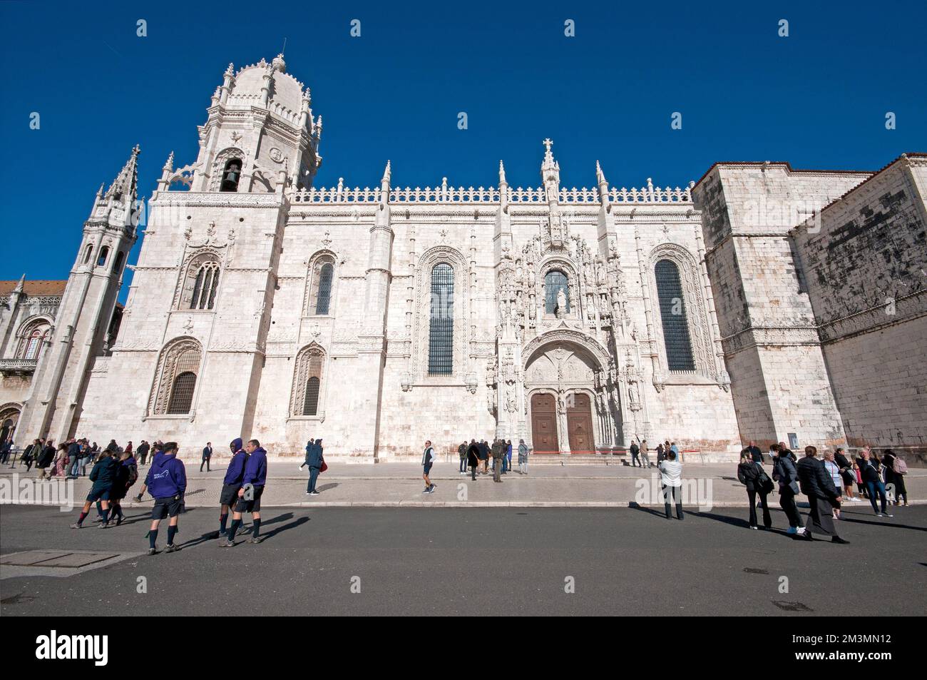 Santa Maria de Belem church, Jeronimos Monastery (built in 16th century ...