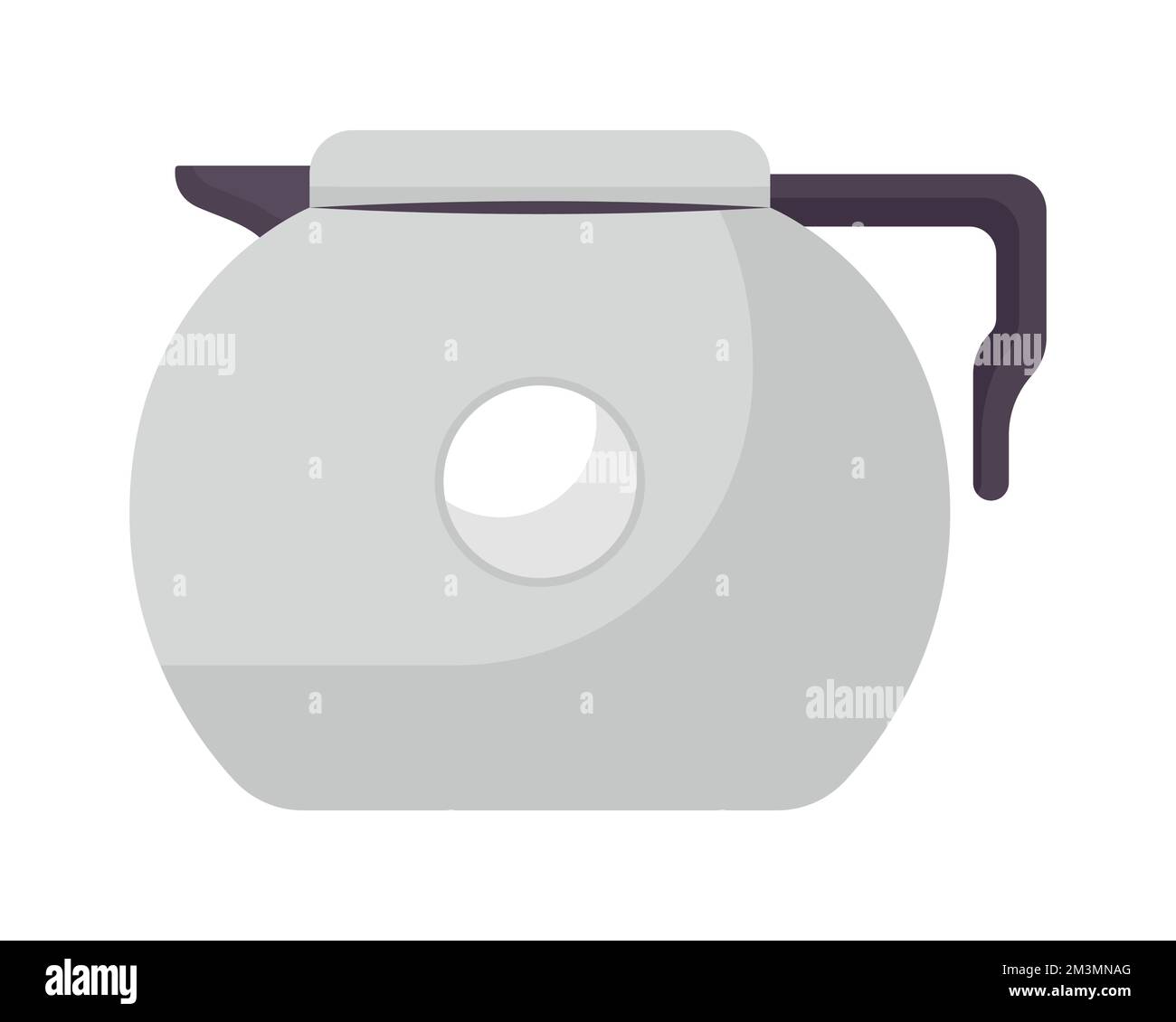 Teapot Semi Flat Color Vector Object Stock Vector Image And Art Alamy