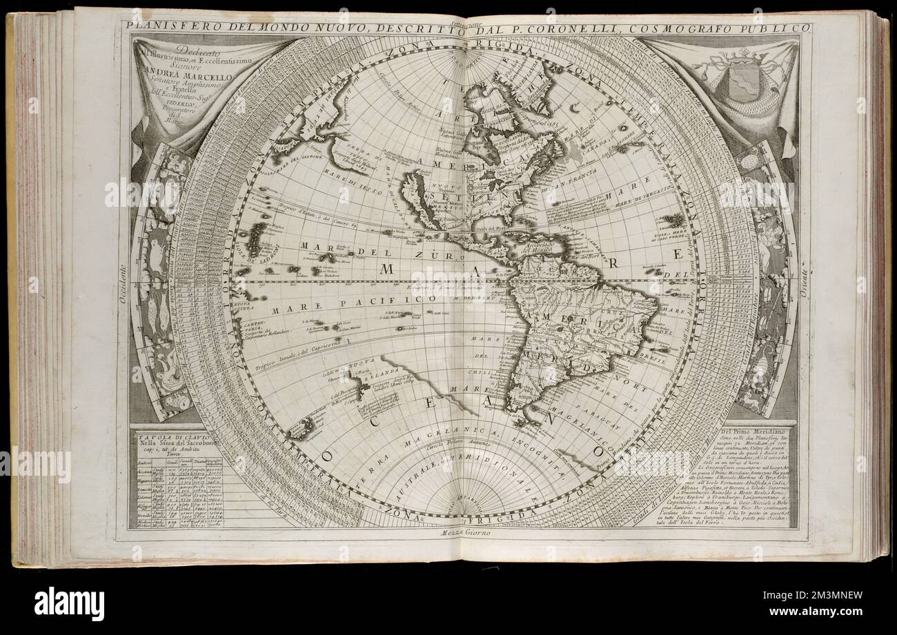 Planisfero del mondo nuovo , Geography, Ancient, Early works to 1800 ...