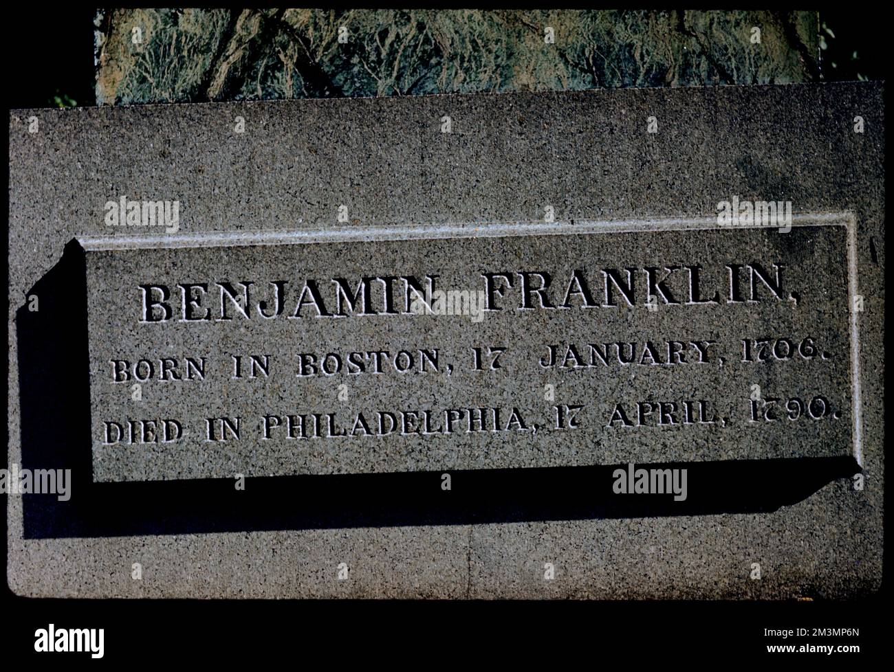 Plaque, Ben Franklin statue , Plaques, Franklin, Benjamin, 1706-1790. Edmund L. Mitchell ...