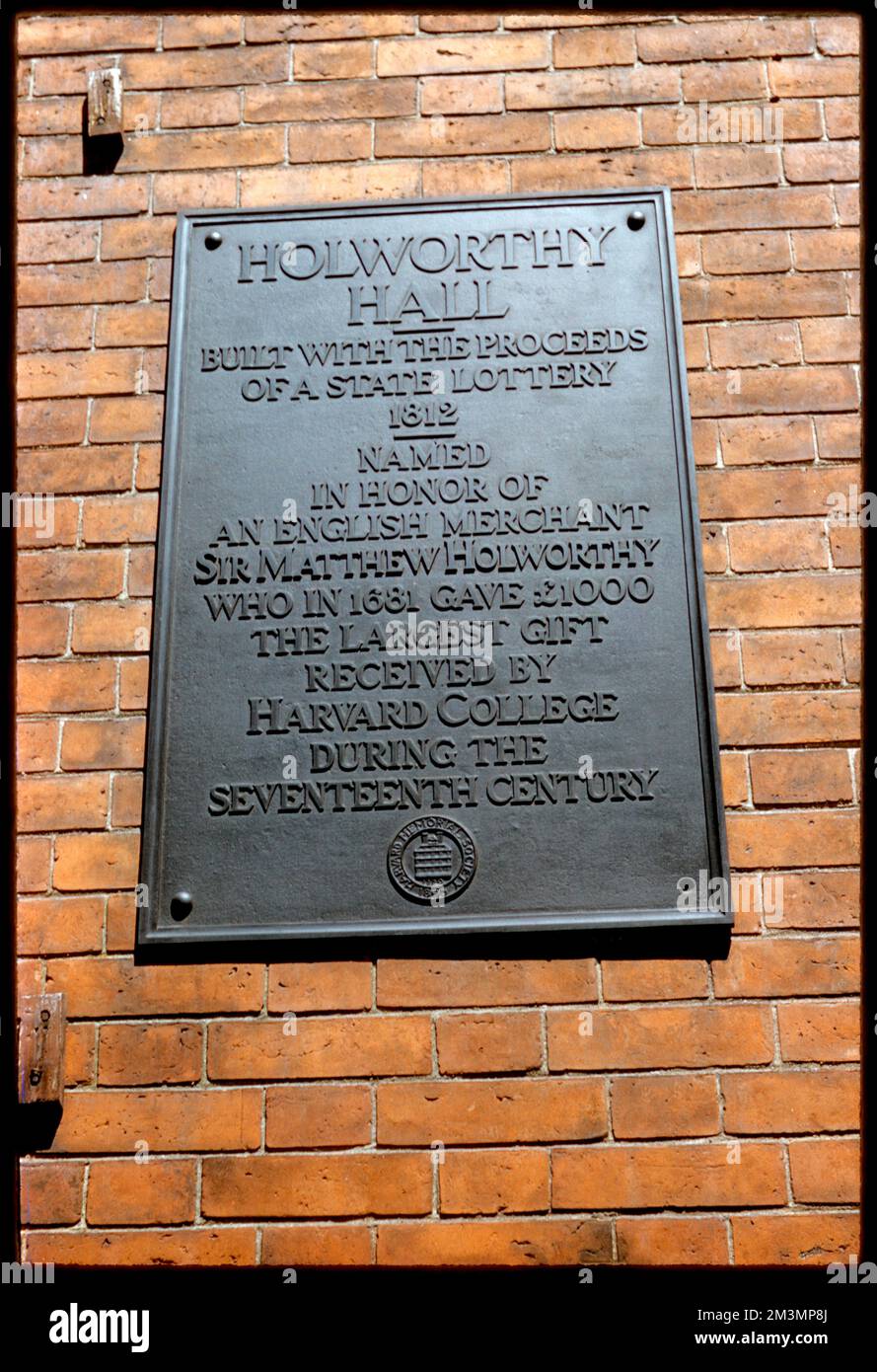 Plaque, Holworthy Hall, Harvard College , Plaques, Universities ...