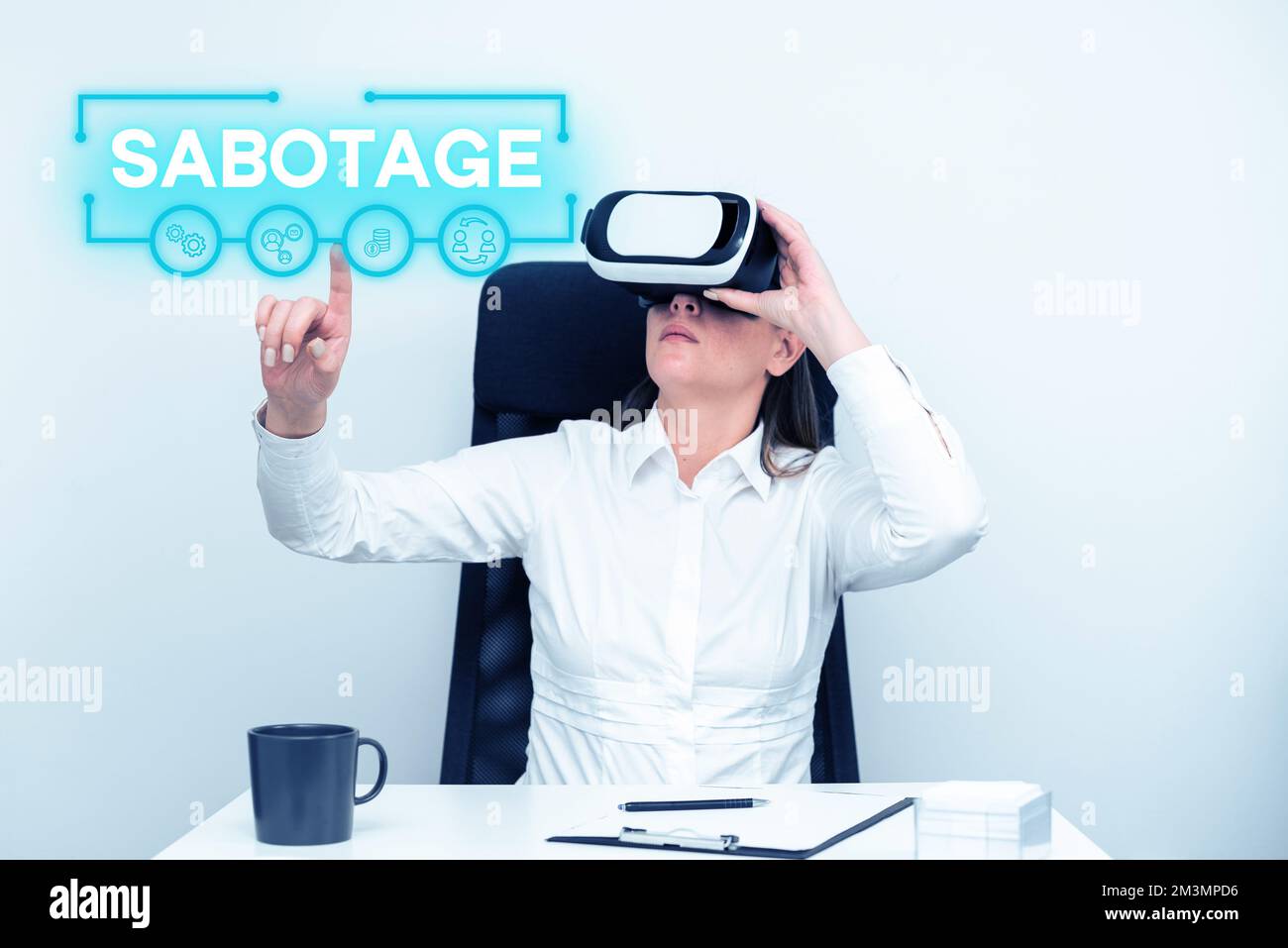 Conceptual caption Sabotage. Internet Concept destruction of an ...