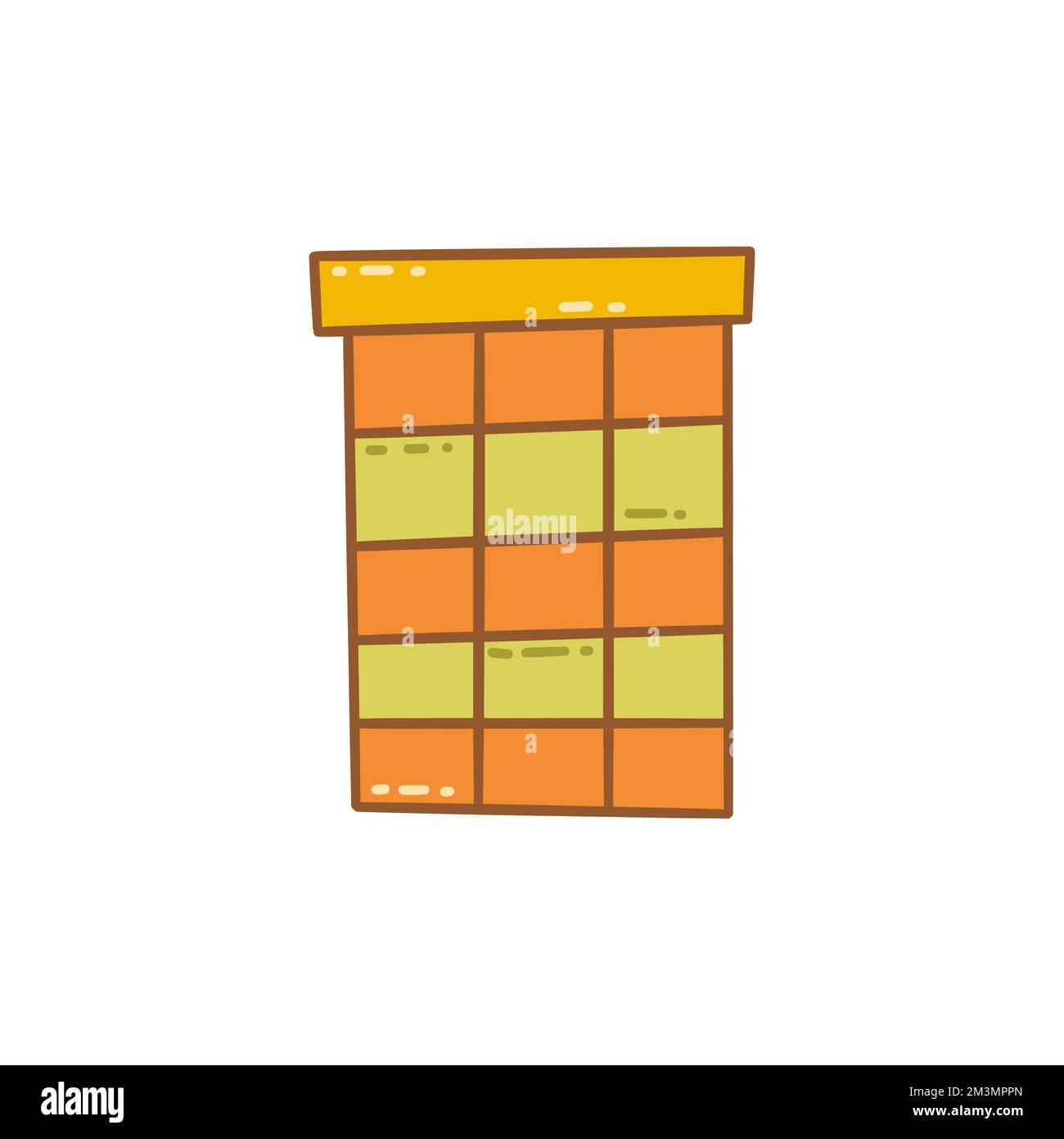 Cute festive gift box. Merry Christmas and Happy New Year. Happy ...