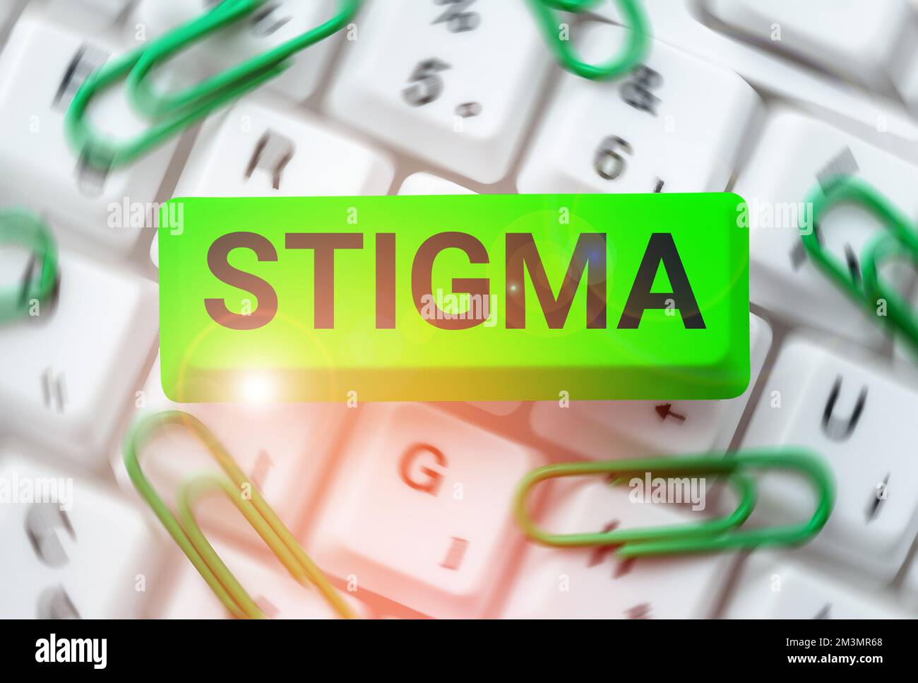 Text sign showing Stigma. Business idea feeling of disapproval that ...