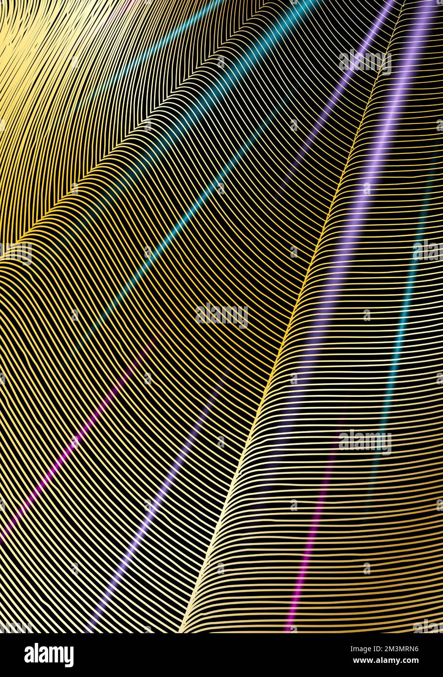 Minimal cover design template. Modern brochure layout. Gold vibrant ...