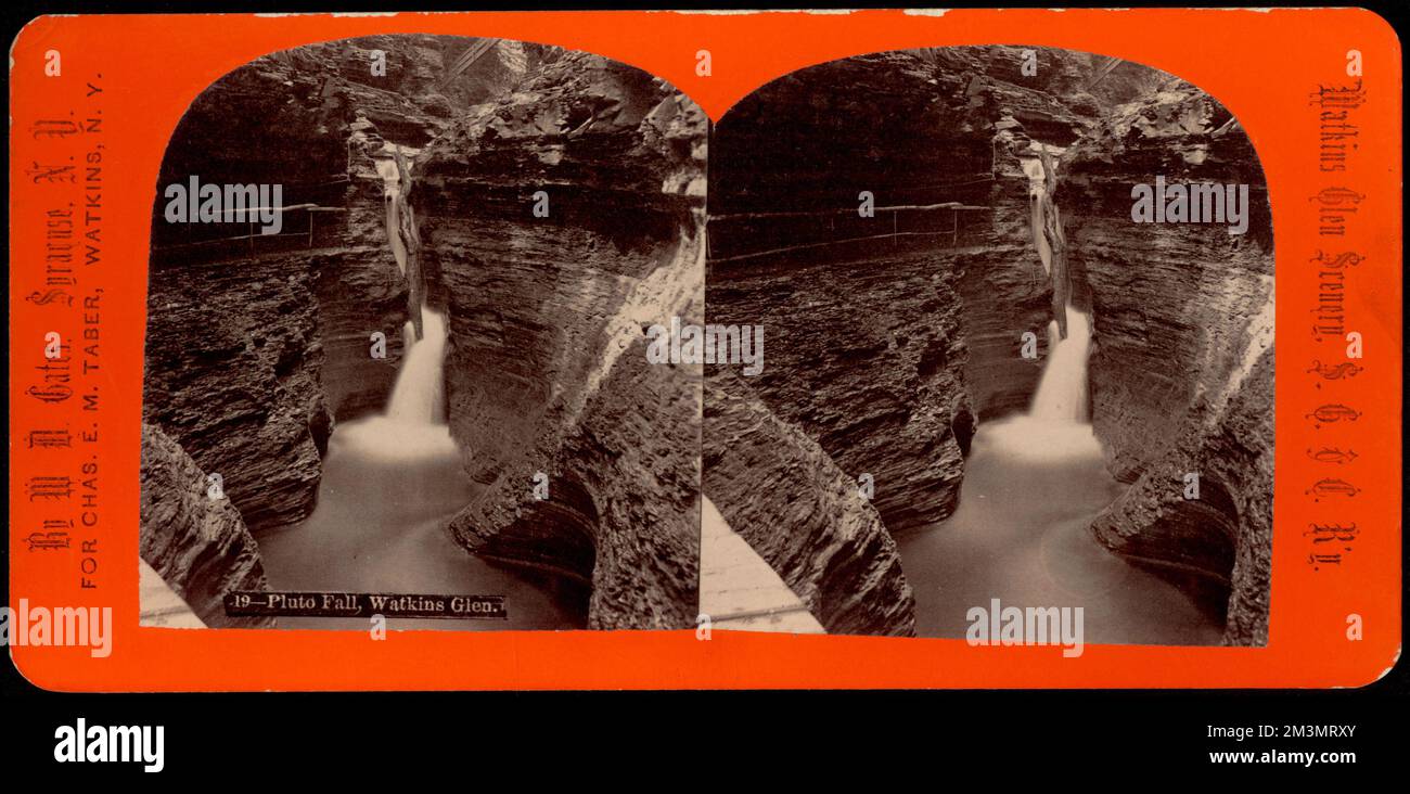 Pluto Fall, Watkins Glen , Canyons, Waterfalls Stock Photo - Alamy