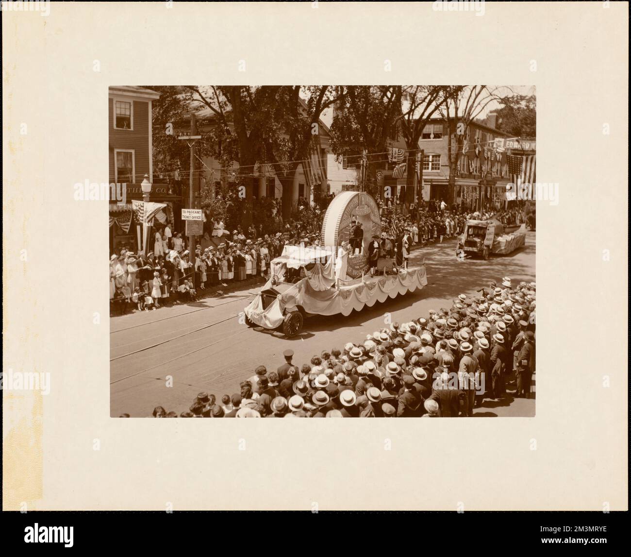 Plymouth Tercentenary celebration, parade, President Day, August 1 ...