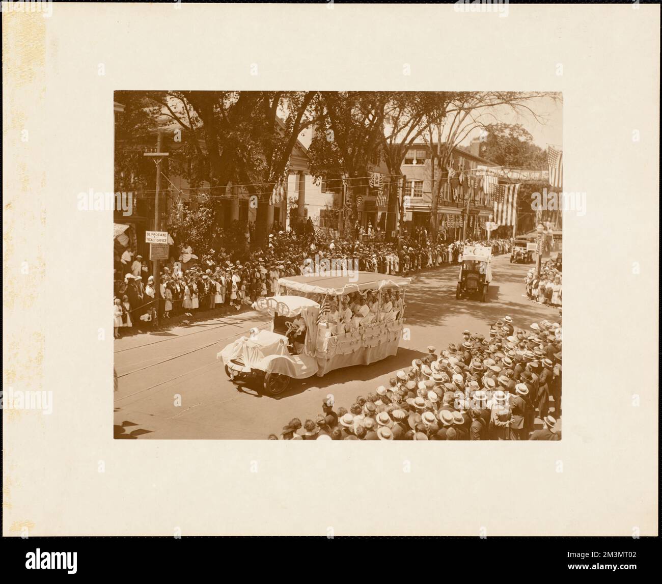 Plymouth Tercentenary celebration, parade, President Day, August 1 ...