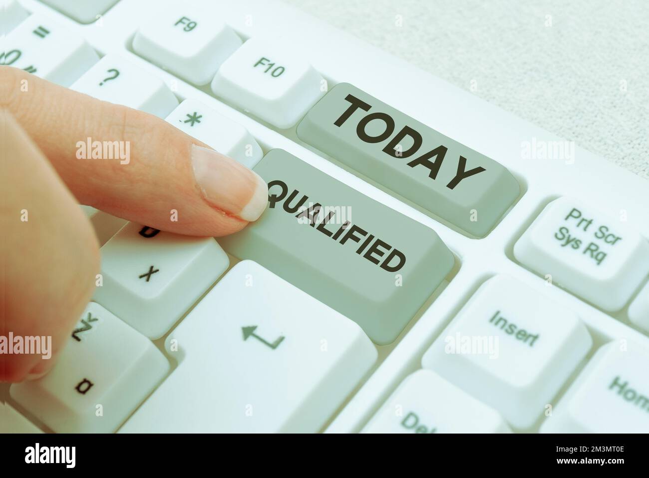 Inspiration showing sign Qualified. Business approach Officially ...