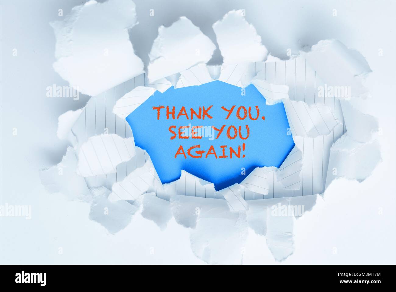Text caption presenting Thank You. See You Again. Conceptual photo ...