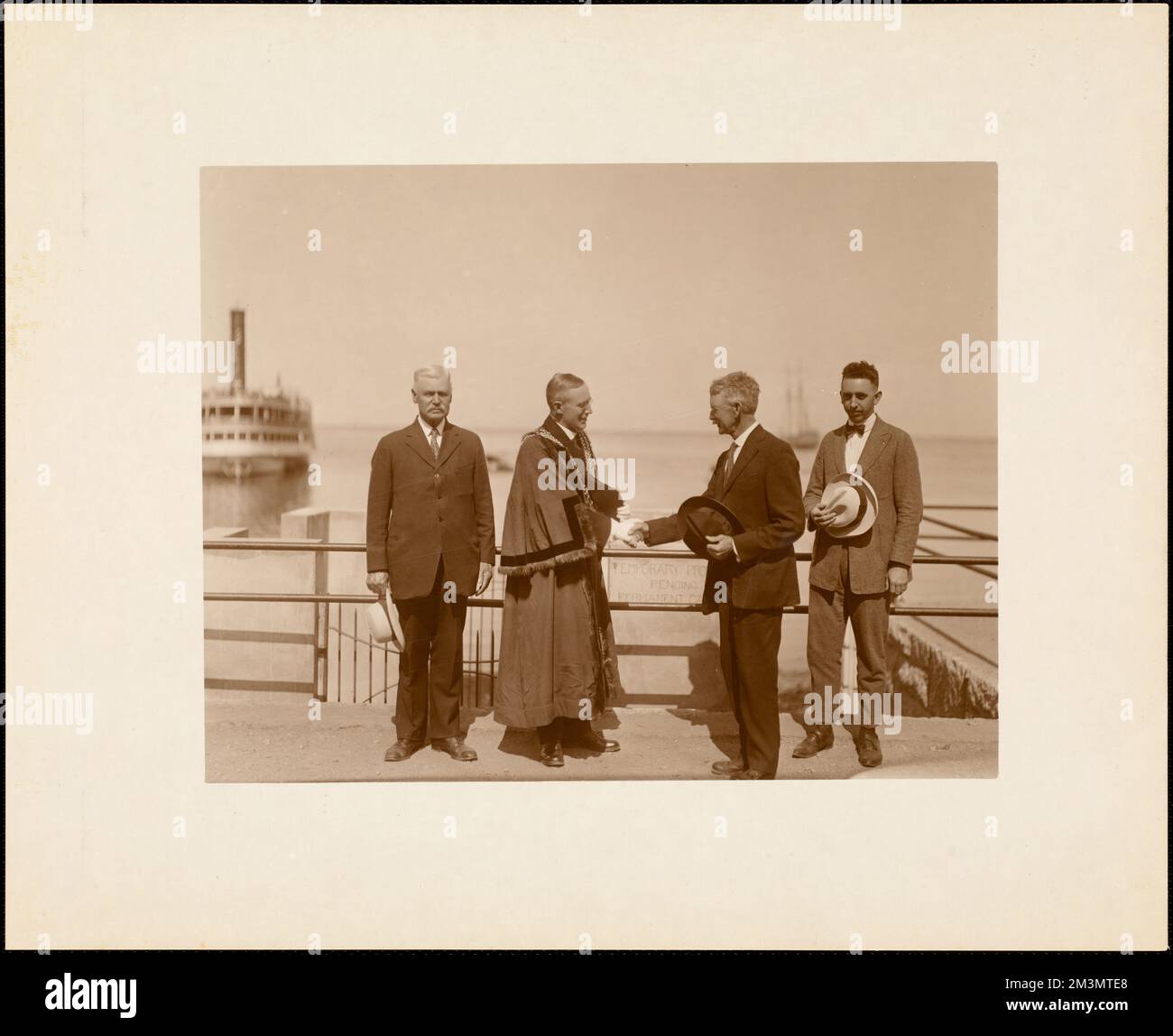 Plymouth Tercentenary celebration, August 4, 1921, Deputy Mayor Isaac ...