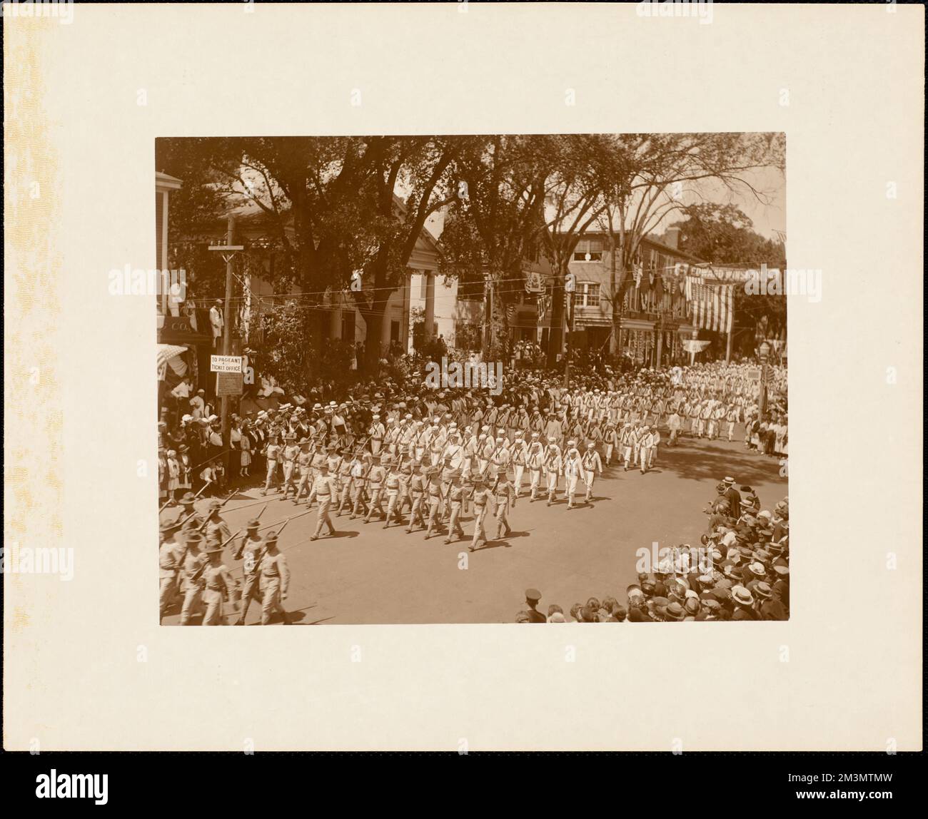 Plymouth Tercentenary celebration, parade, President Day, August 1 ...