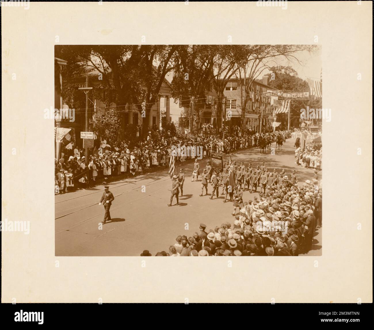 Plymouth Tercentenary celebration, parade, President Day, August 1 ...