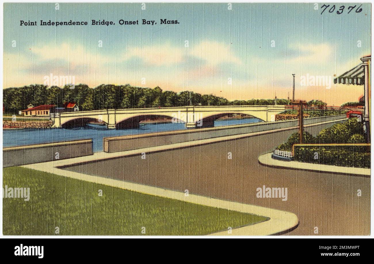 Point Independence Bridge, Onset Bay, Mass. , Bridges, Tichnor Brothers ...