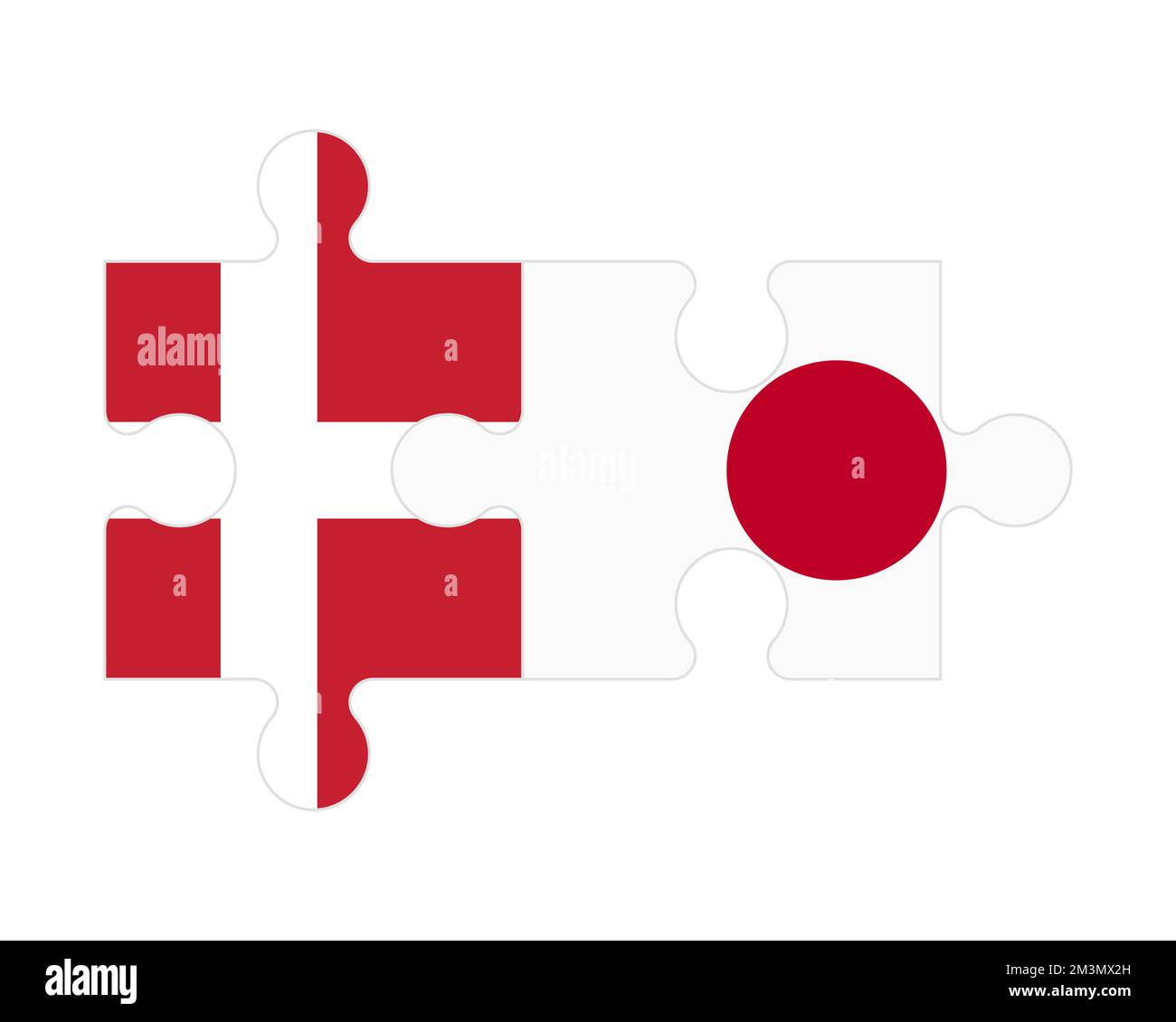 Denmark japan flag Stock Vector Images - Alamy