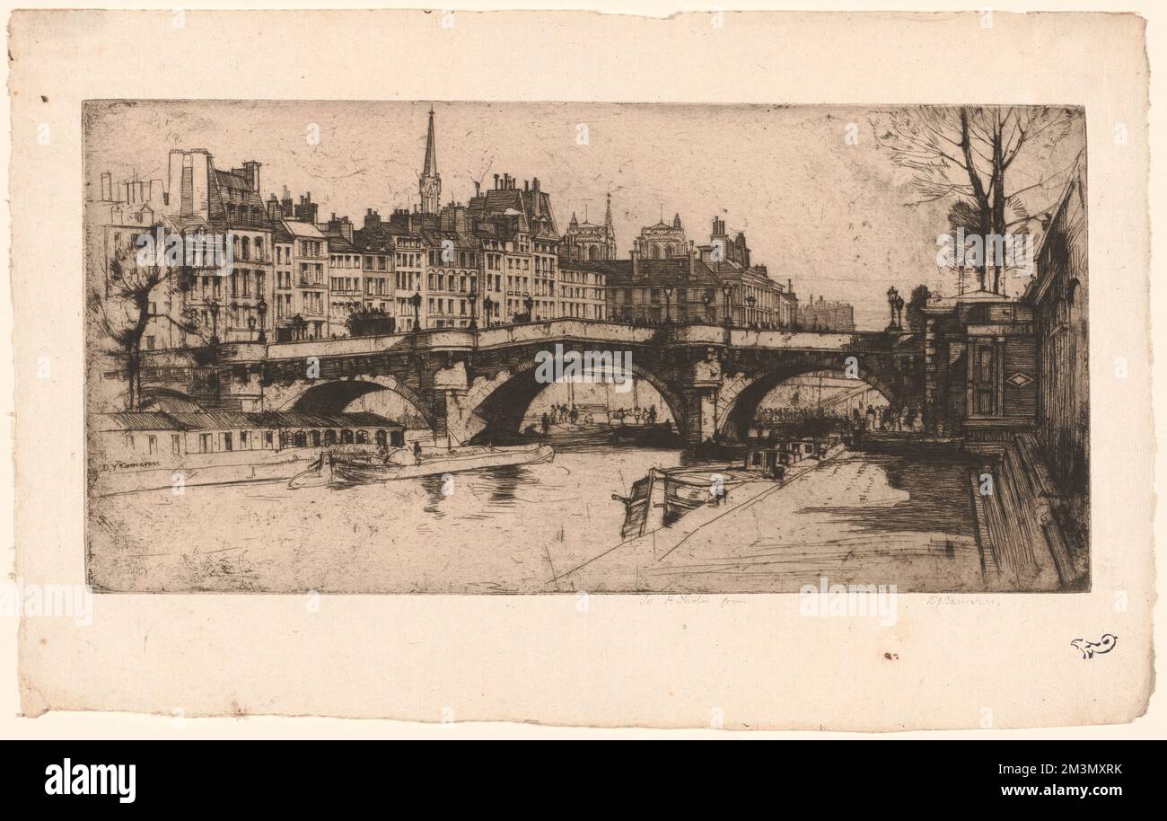 Pont Neuf , Bridges, Rivers, Cities & towns. Sir David Young Cameron ...