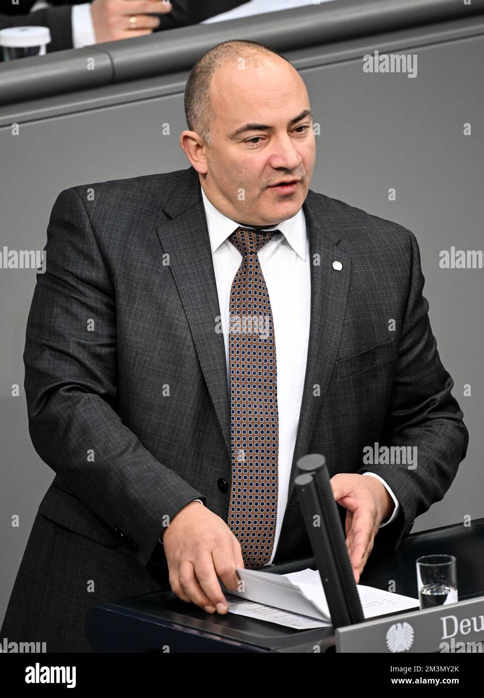 Berlin, Germany. 16th Dec, 2022. Steffen Janich (AfD) speaks in the ...