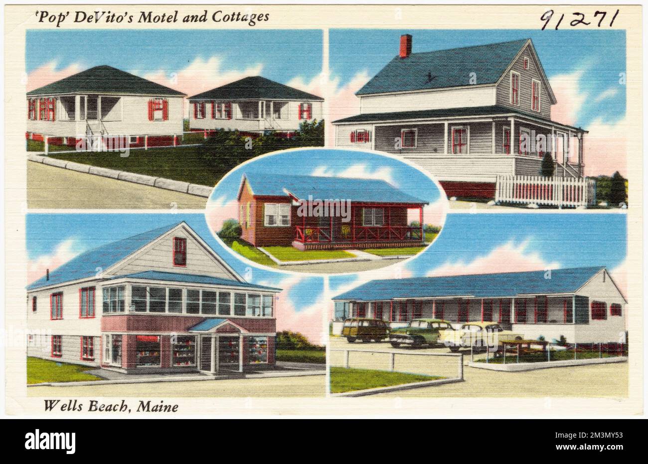 Wells beach maine Cut Out Stock Images & Pictures - Alamy