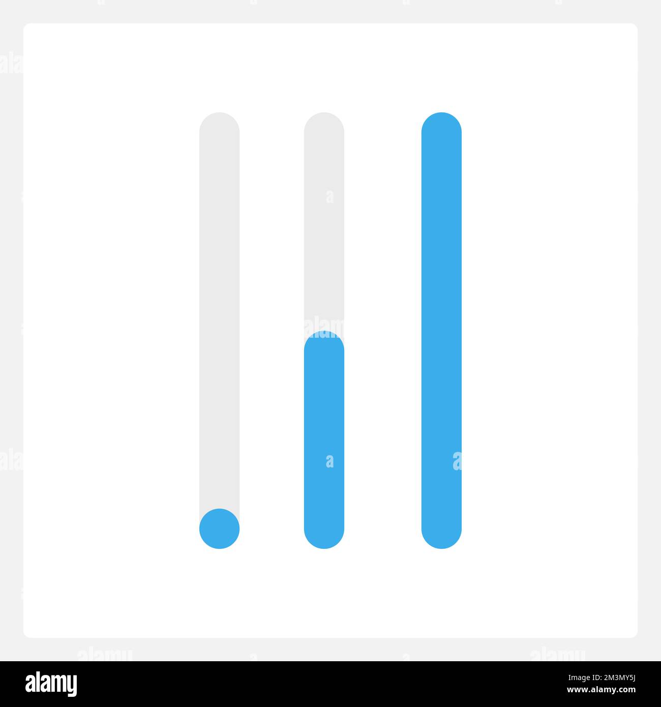 Volume level slider Stock Vector Images - Alamy