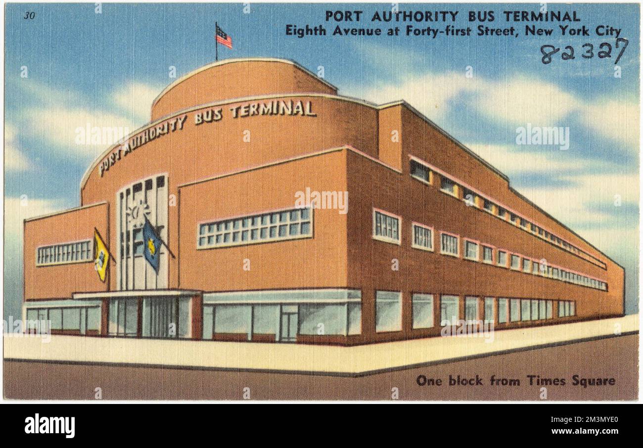 Port Authority Bus Terminal, Eighth Avenue at Forty-first Street, New ...