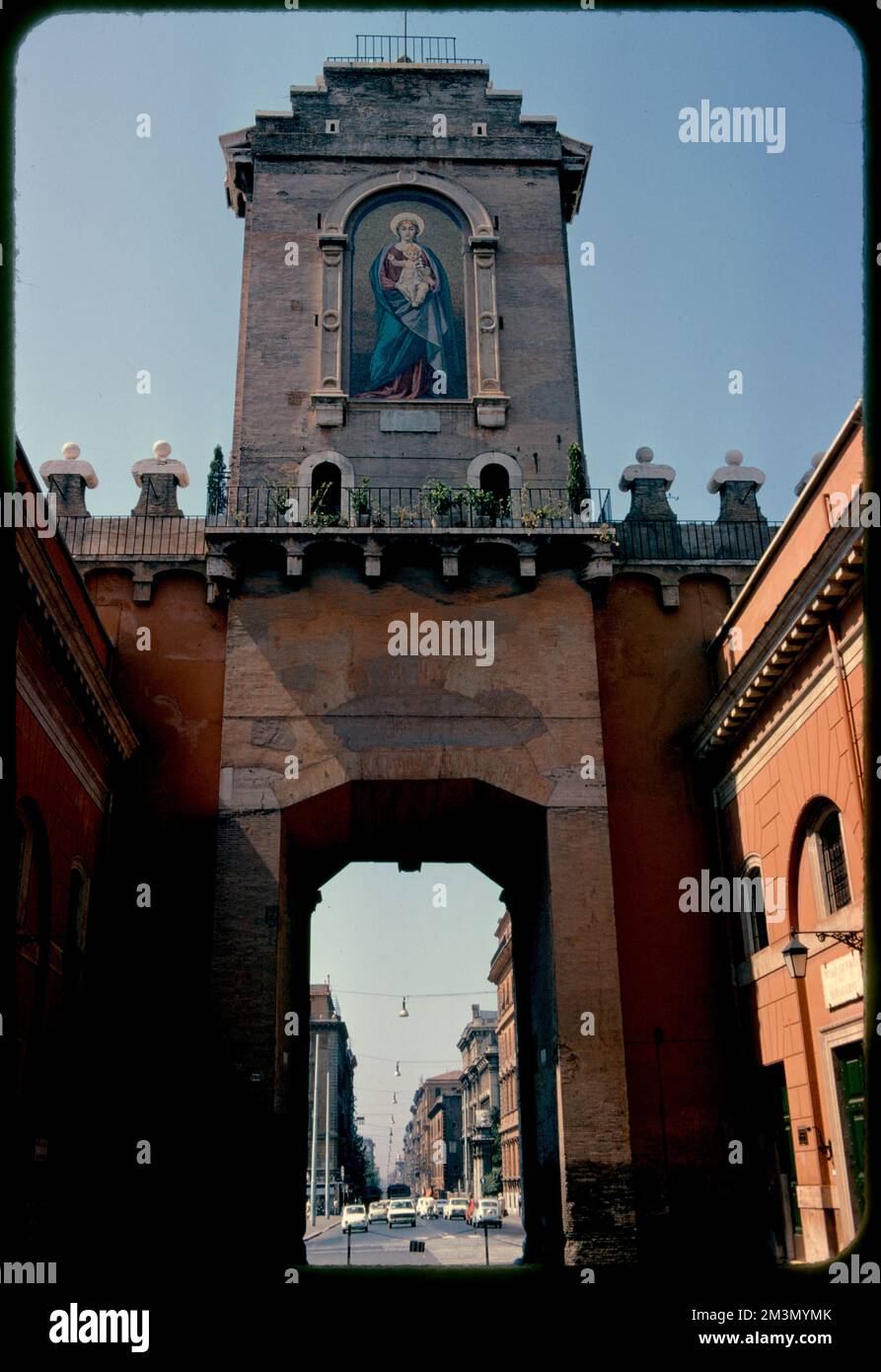 Porta Pia, Rome, Italy , Gates. Edmund L. Mitchell Collection Stock ...