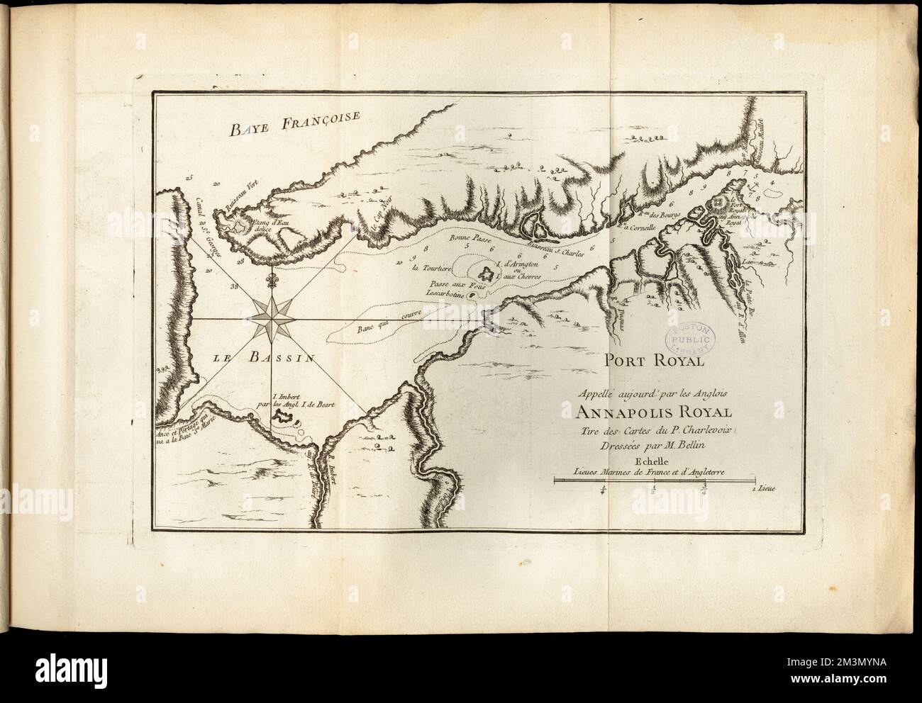 Port Royal appellé aujourd. par les Anglois Annapolis Royal , Annapolis ...