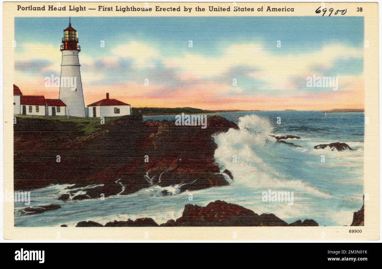 Portland Head Light -- First lighthouse erected by the United States of ...