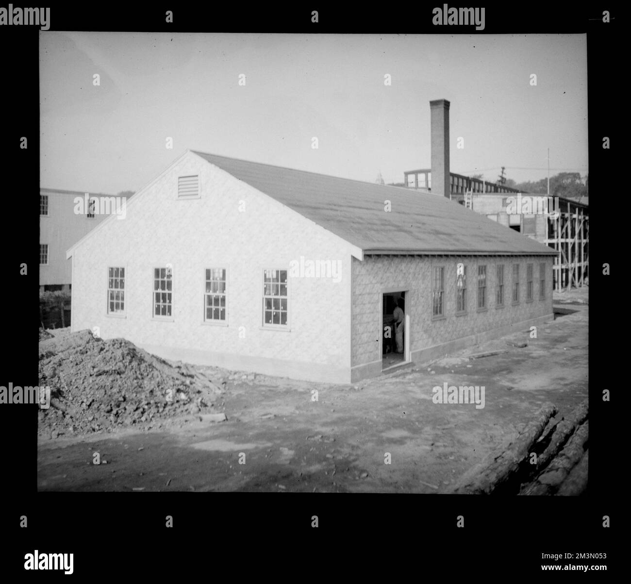 Portland ME, ca 1941-47, Navy Yard , Construction, Buildings ...