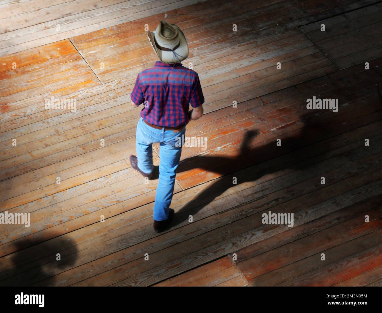 A top view of a traditional western folk dancing under the music Stock ...