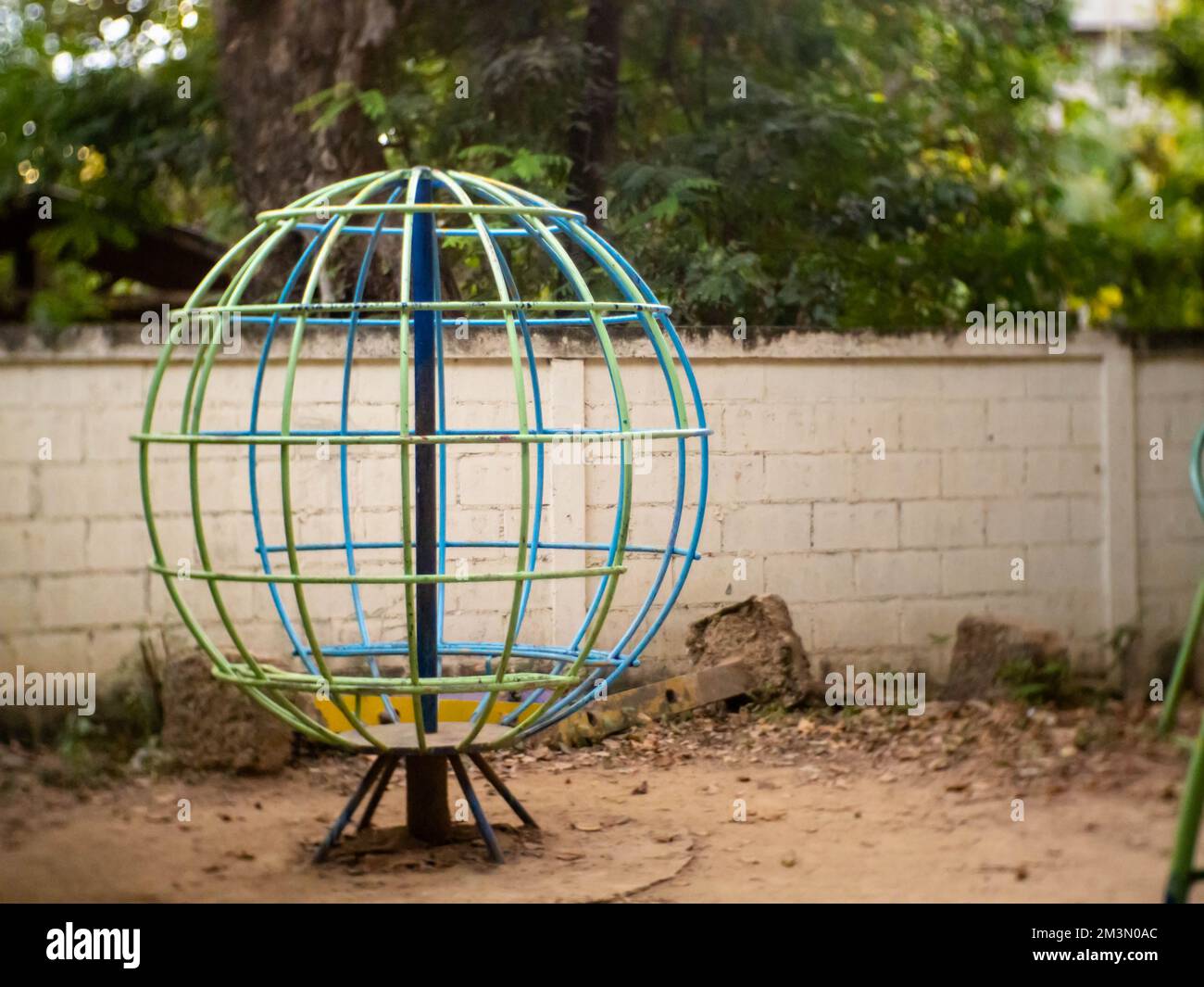 An old playground at a school in Thailand Stock Photo - Alamy