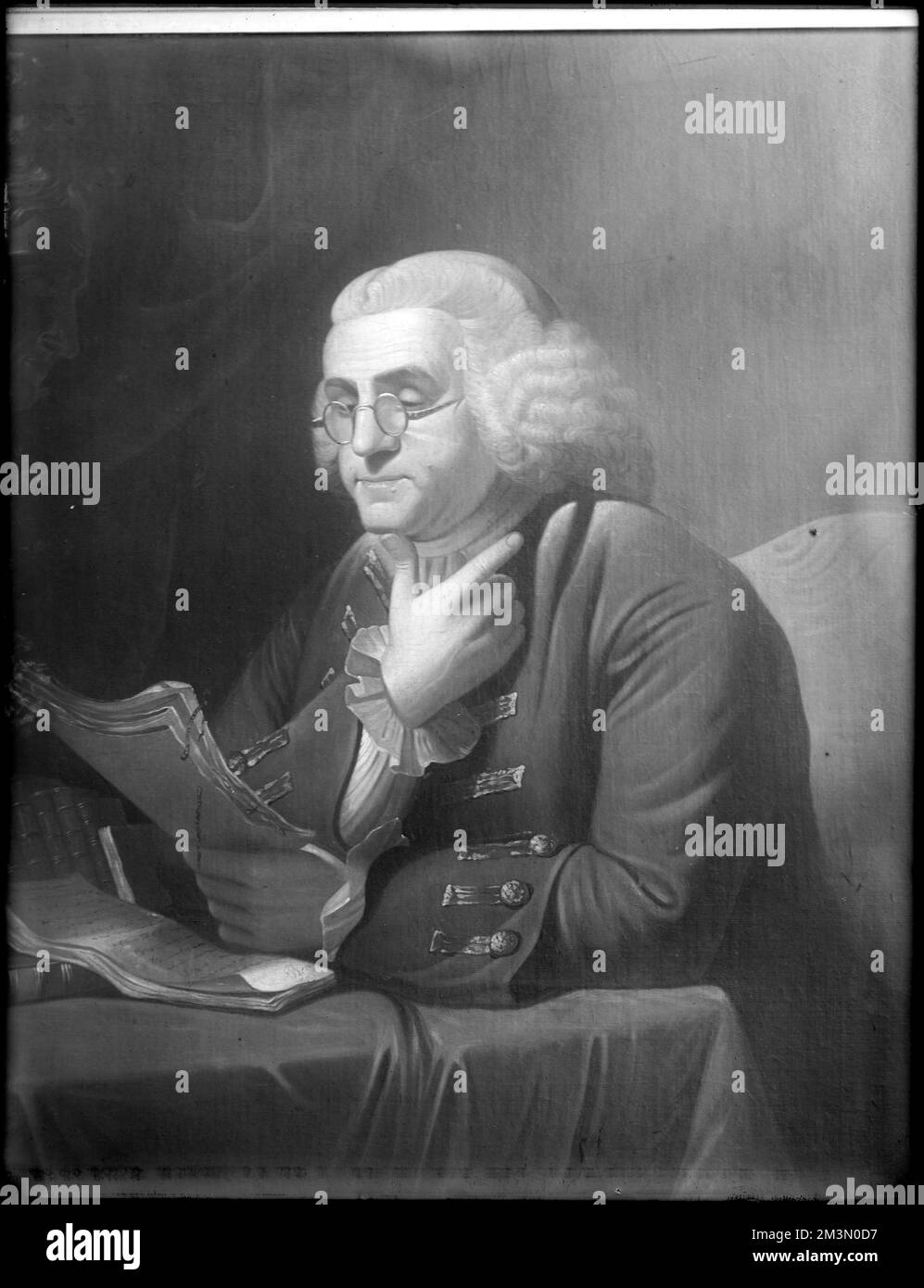 Portrait, Benjamin Franklin by George Etter , Portrait paintings ...