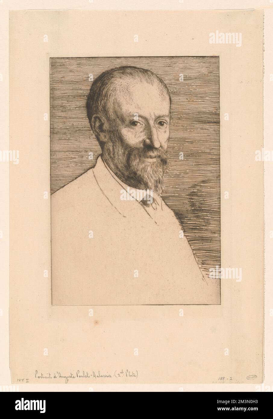 Portrait d'Auguste Poulet-Malassis (2nd plate) , Printers, Publishers ...