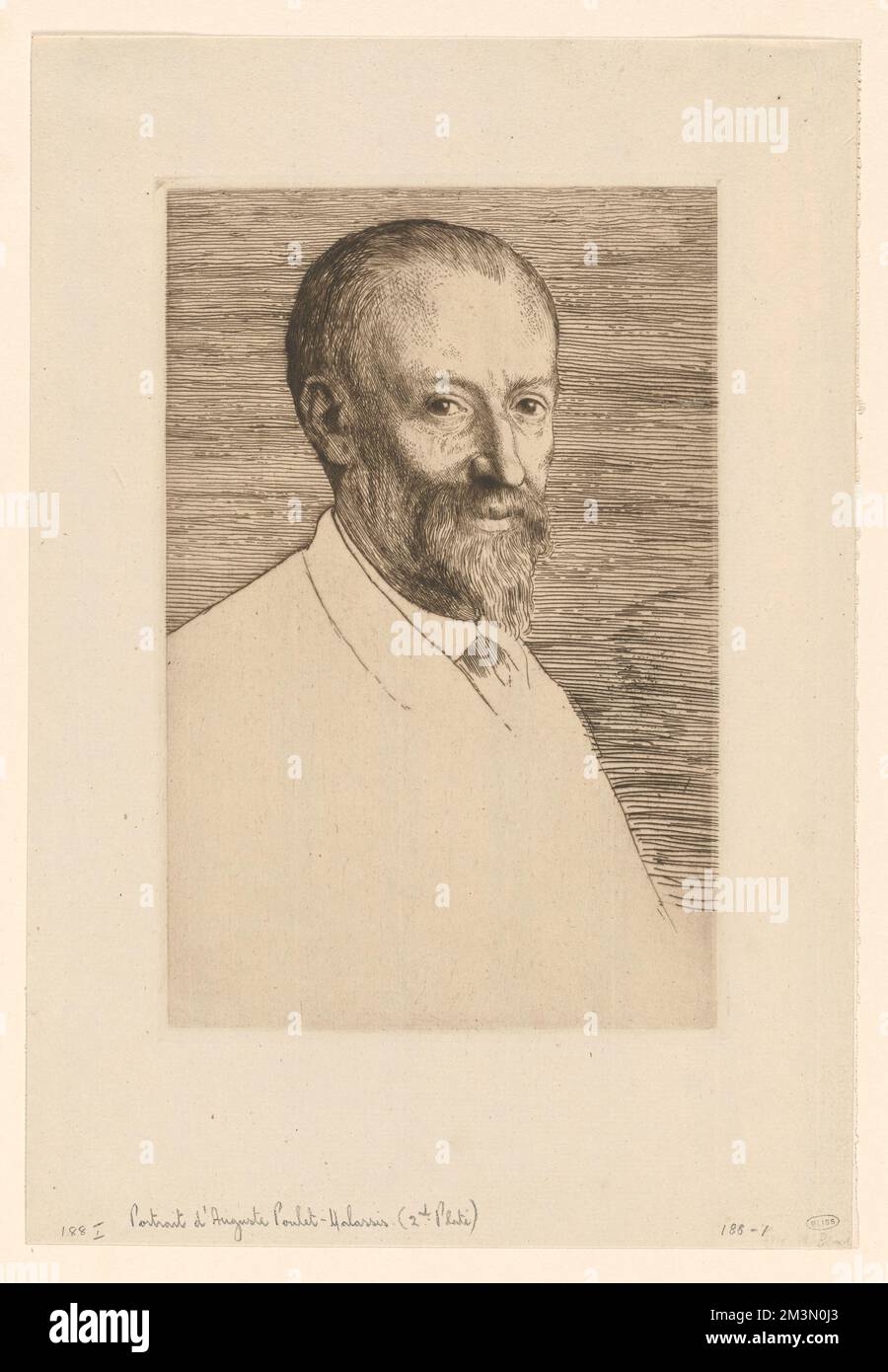 Portrait d'Auguste Poulet-Malassis (2nd plate) , Printers, Publishers ...
