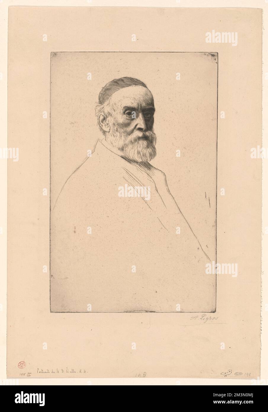 Portrait de G. F. Watts, R.A. , Artists, Watts, George Frederick, 1817 ...