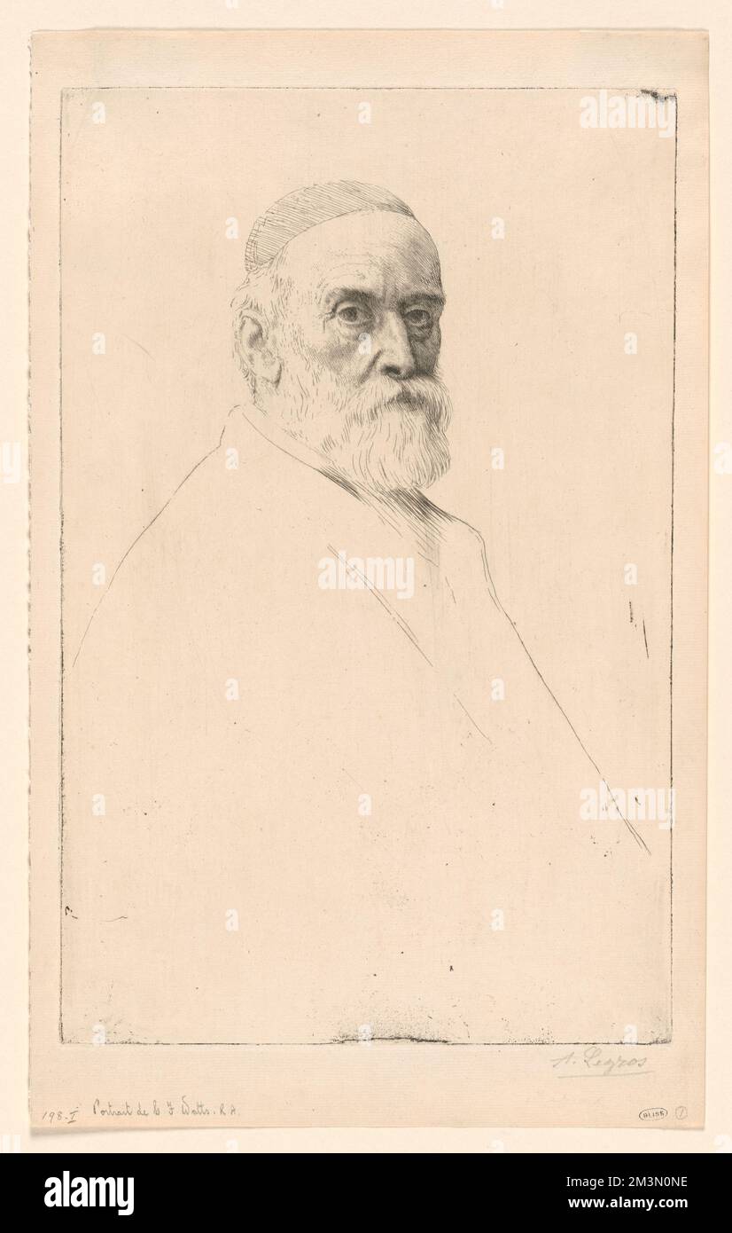 Portrait de G. F. Watts, R.A. , Artists, Watts, George Frederick, 1817 ...