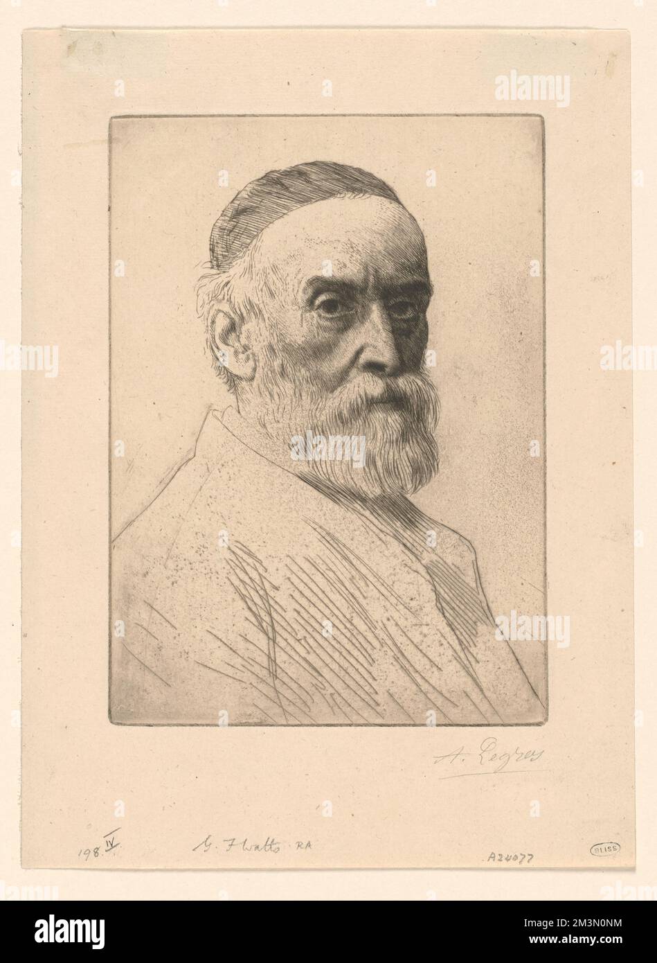 Portrait de G. F. Watts, R.A. , Artists, Watts, George Frederick, 1817 ...