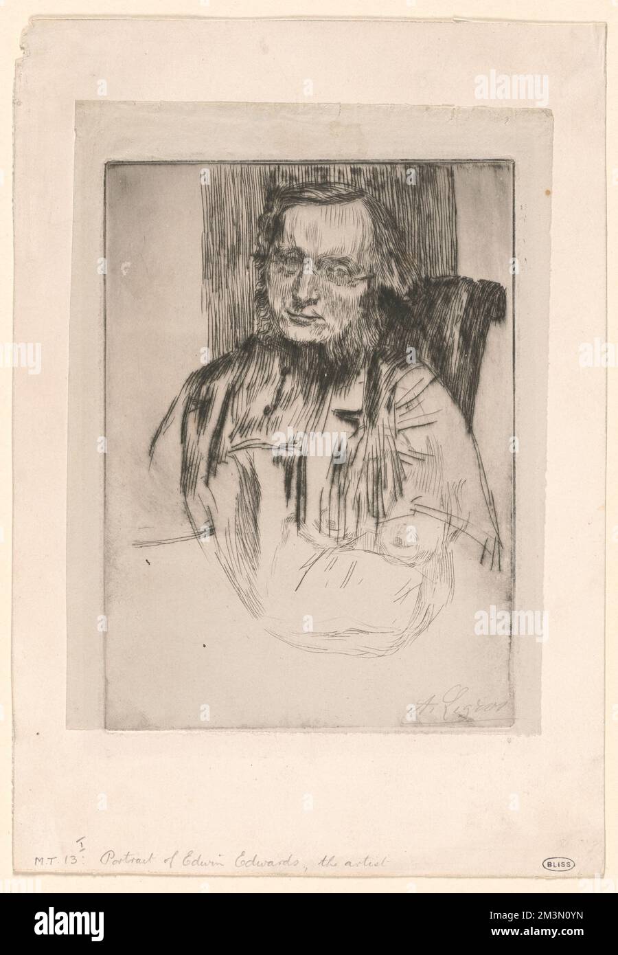 Portrait de M. Edwin Edwards , Artists, Edwards, Edwin, 1823-1879 ...